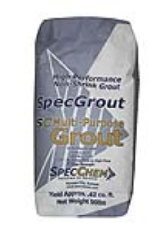 Spec Chem SC Multi-Purpose Grout Cementitous Grout | Janell Concrete ...